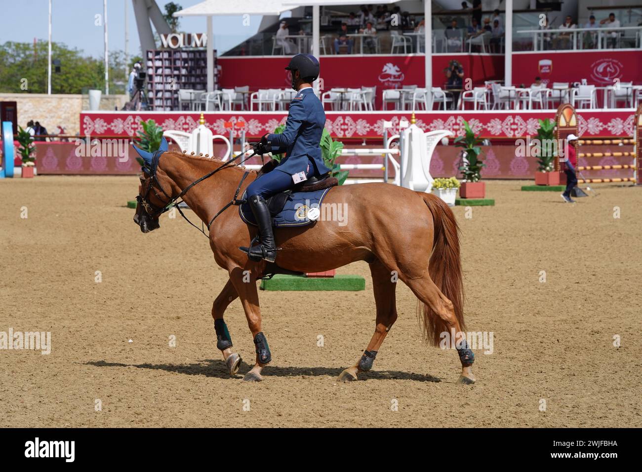Fand and action at the H H The Amir Sword International Equestrian ...