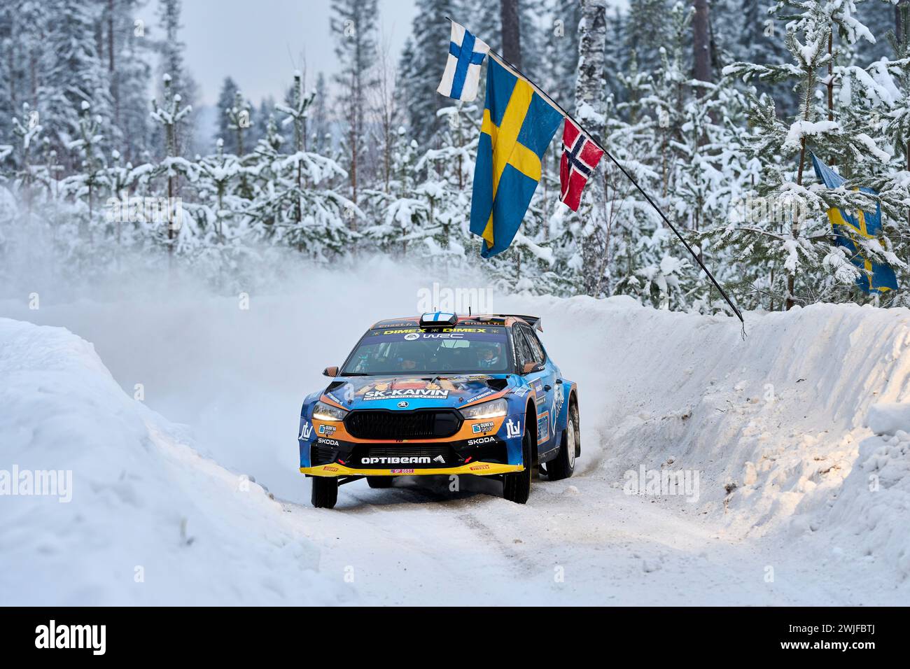 UMEÅ 20240214Lauri Joona (FIN) with map reader Janni Hussi (FIN), Lauri ...