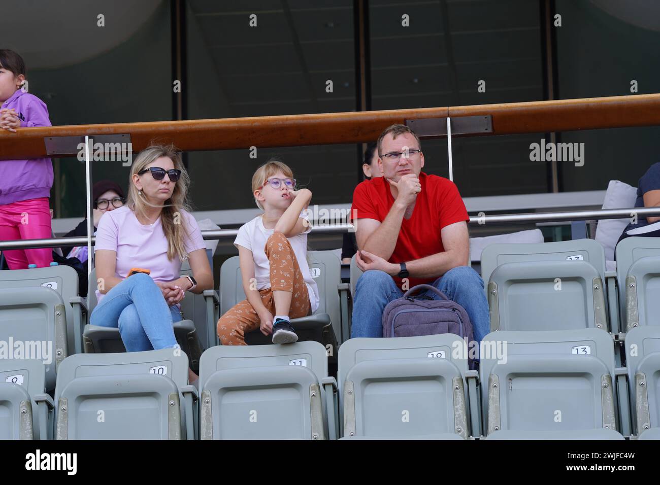A section of the crowd at the H H The Amir Sword International ...