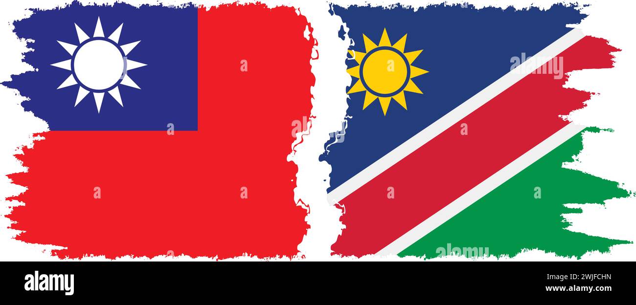 Taiwan namibia flag Stock Vector Images - Alamy