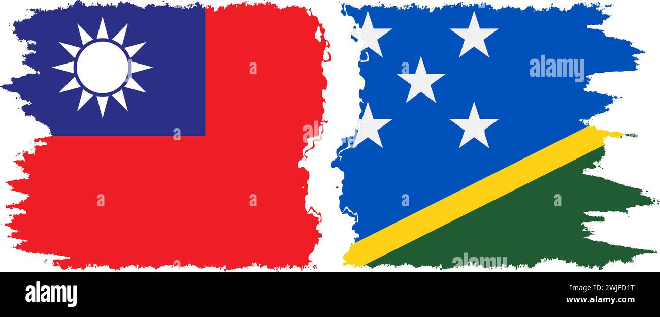 Taiwan solomon islands flag Stock Vector Images - Alamy