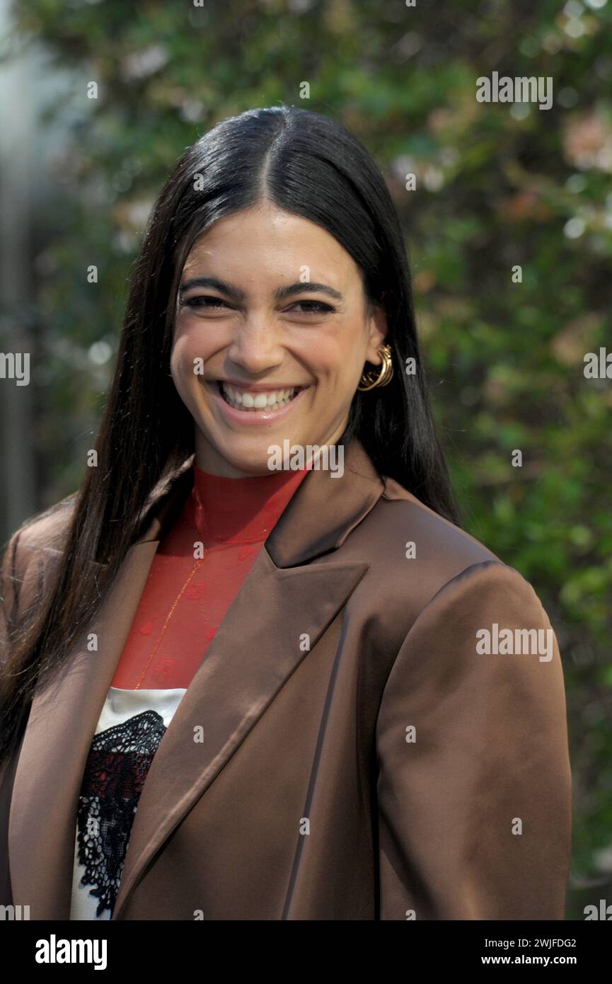 Rome, Italy. 15th Feb, 2024. Ester Pantano during the News Photocall ...