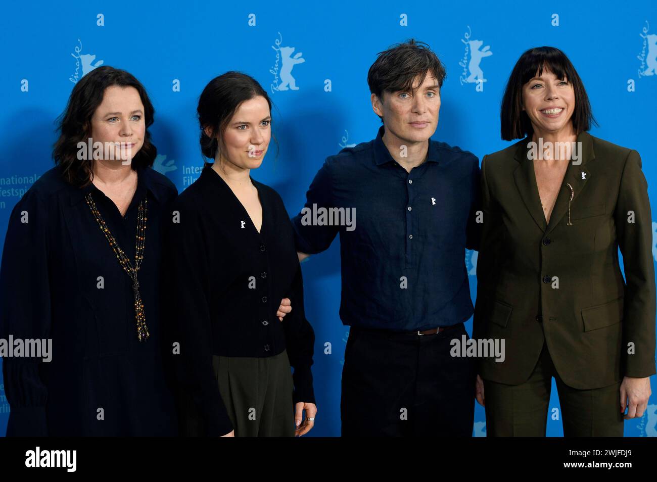 Emily Watson, Zara Devlin, Cillian Murphy und Eileen Walsh beim Photocall zum Kinofilm Small ...
