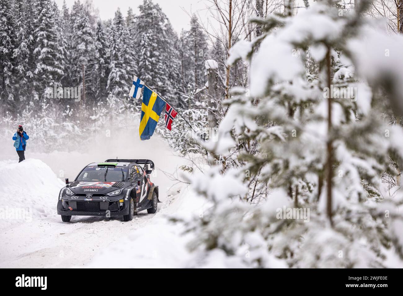 33 EVANS Elfyn, MARTIN Scott, Toyota GR Yaris Rally1, action during the ...