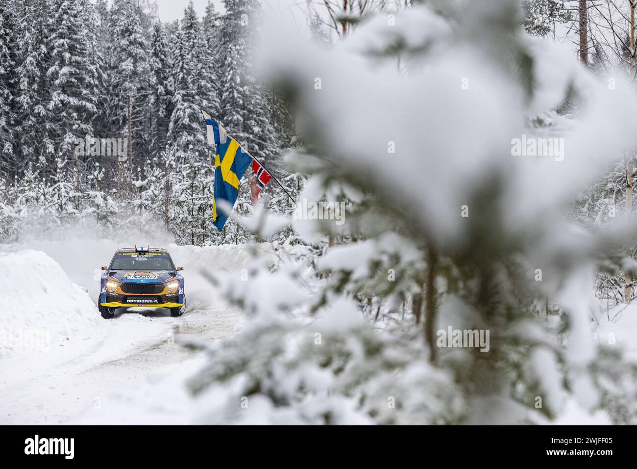 24 JOONA Lauri, HUSSI Janni, Skoda Fabia RS Rally2, action during the ...