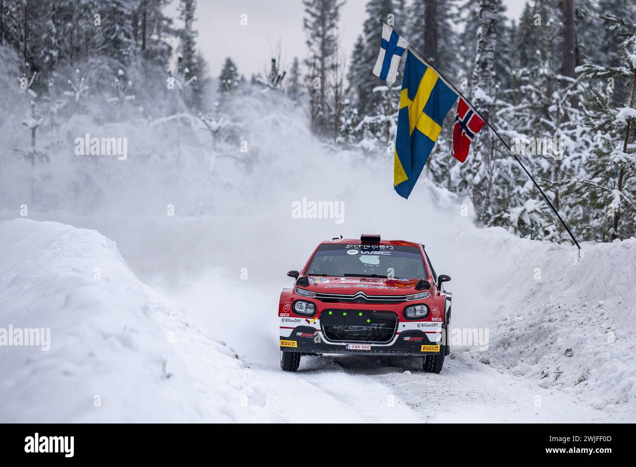 20 Gryazin Nikolay, ALEKSANDROV Konstantin, Citroen C3 Rally2, action ...