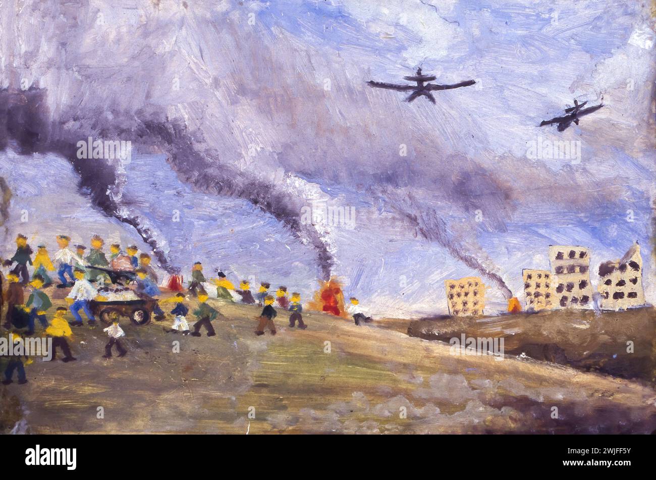 Child refugees processing hi-res stock photography and images - Alamy