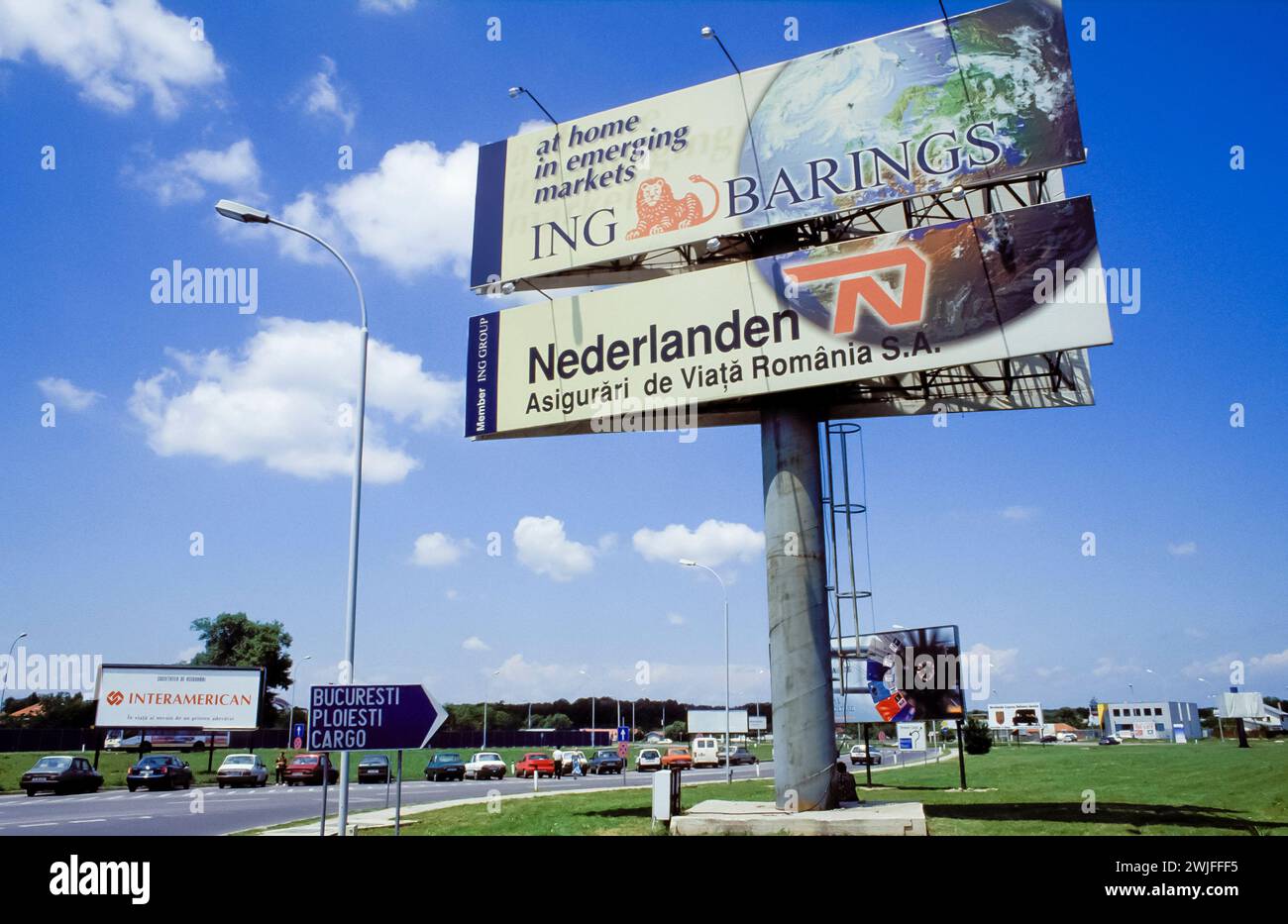 Romania, Bucharest. The Western European bank ING and the Dutch ...