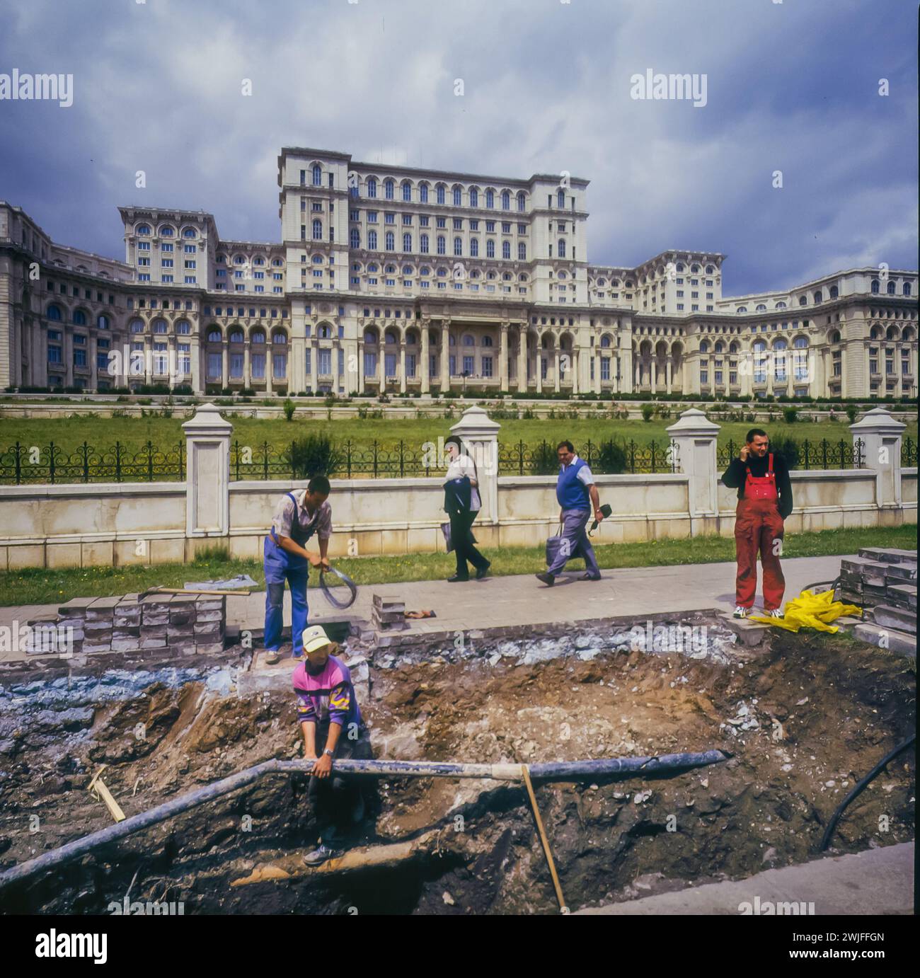 Bucharest, Palace of the Parliament is the seat of the Parliament of ...