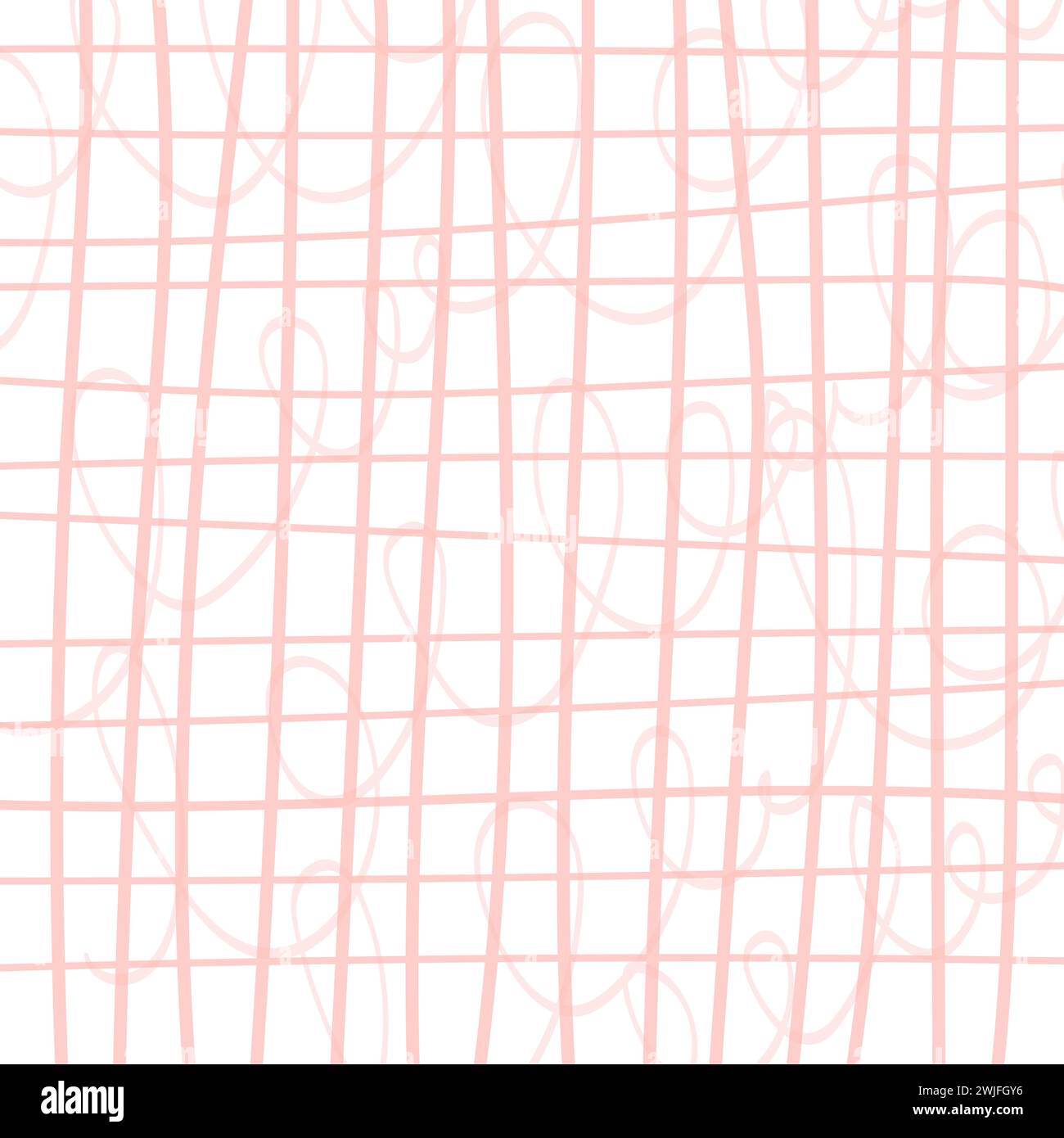 Cute background with brush texture effect, grid plaid style fine broken ...