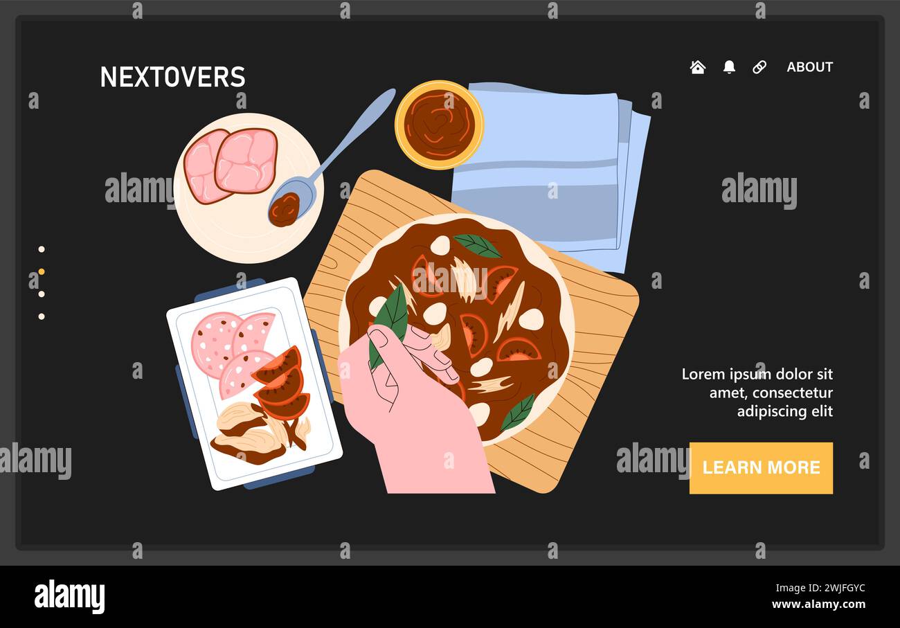Leftovers web or landing. Sustainable cooking, repurpose nextovers to ...