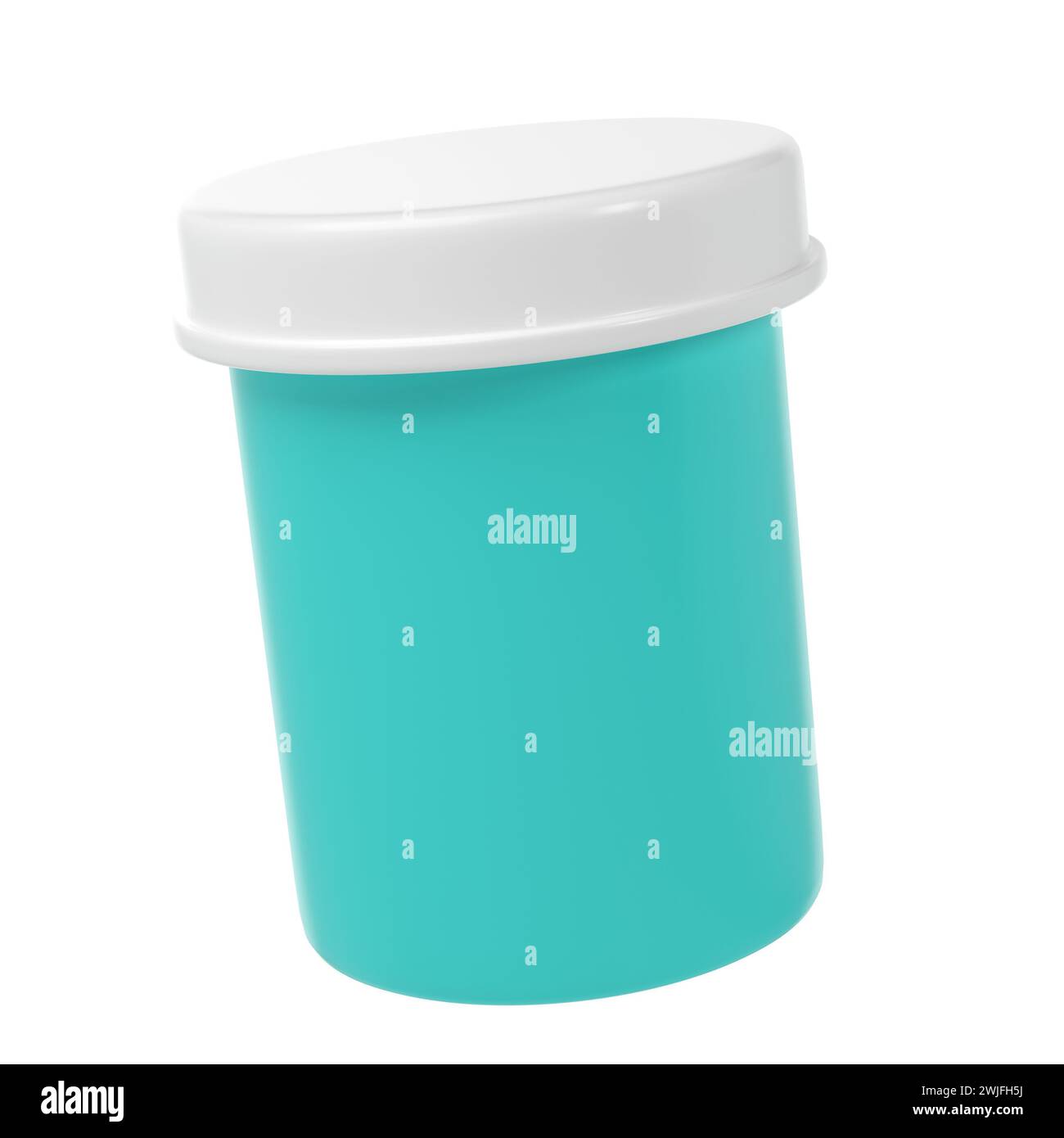 3d pill bottle medical icon pharmacy. White plastic supplement jar ...