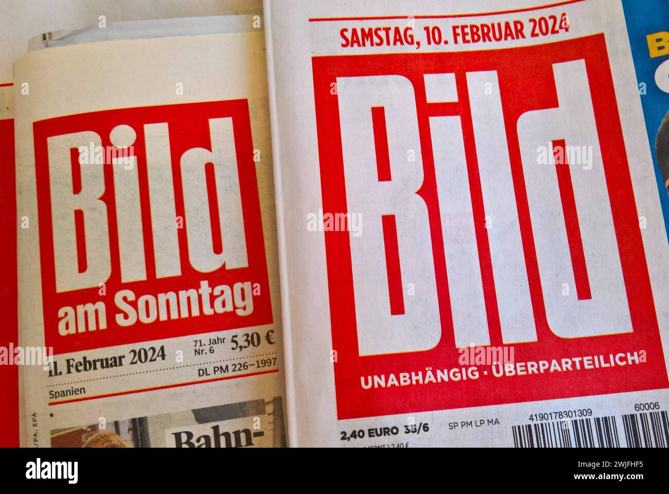 Bild-Zeitung und BAMS - Bild am Sonntag auf den Kanaren, Spanien ...