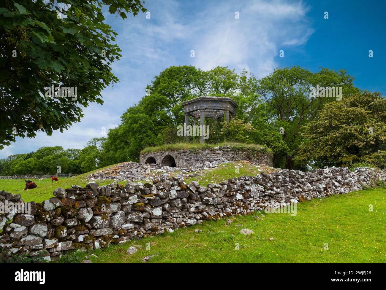The Temple of Neale, one of three follies near Cong in County Mayo ...