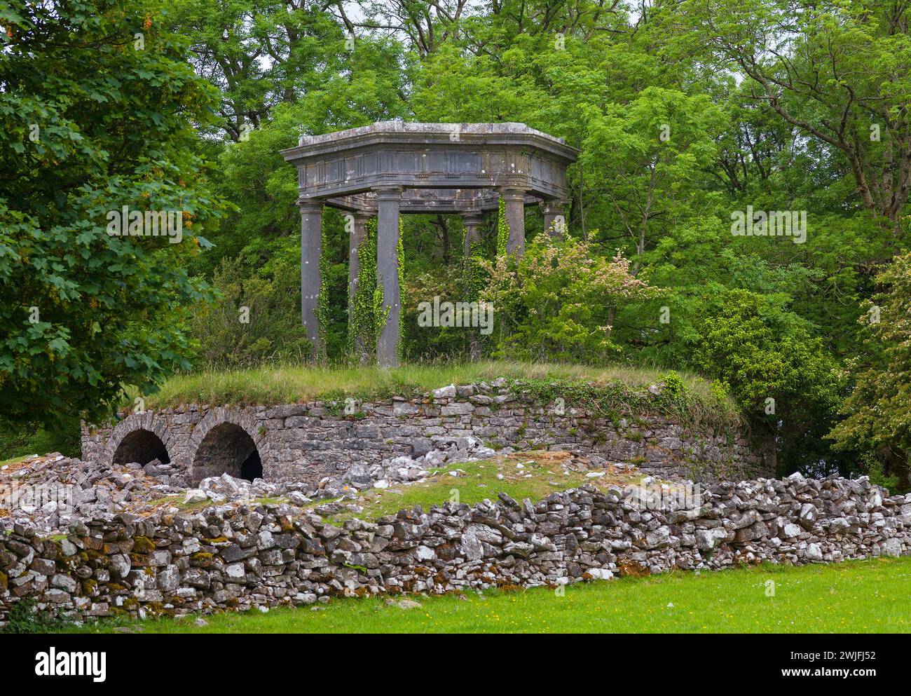 The Temple of Neale, one of three follies near Cong in County Mayo ...