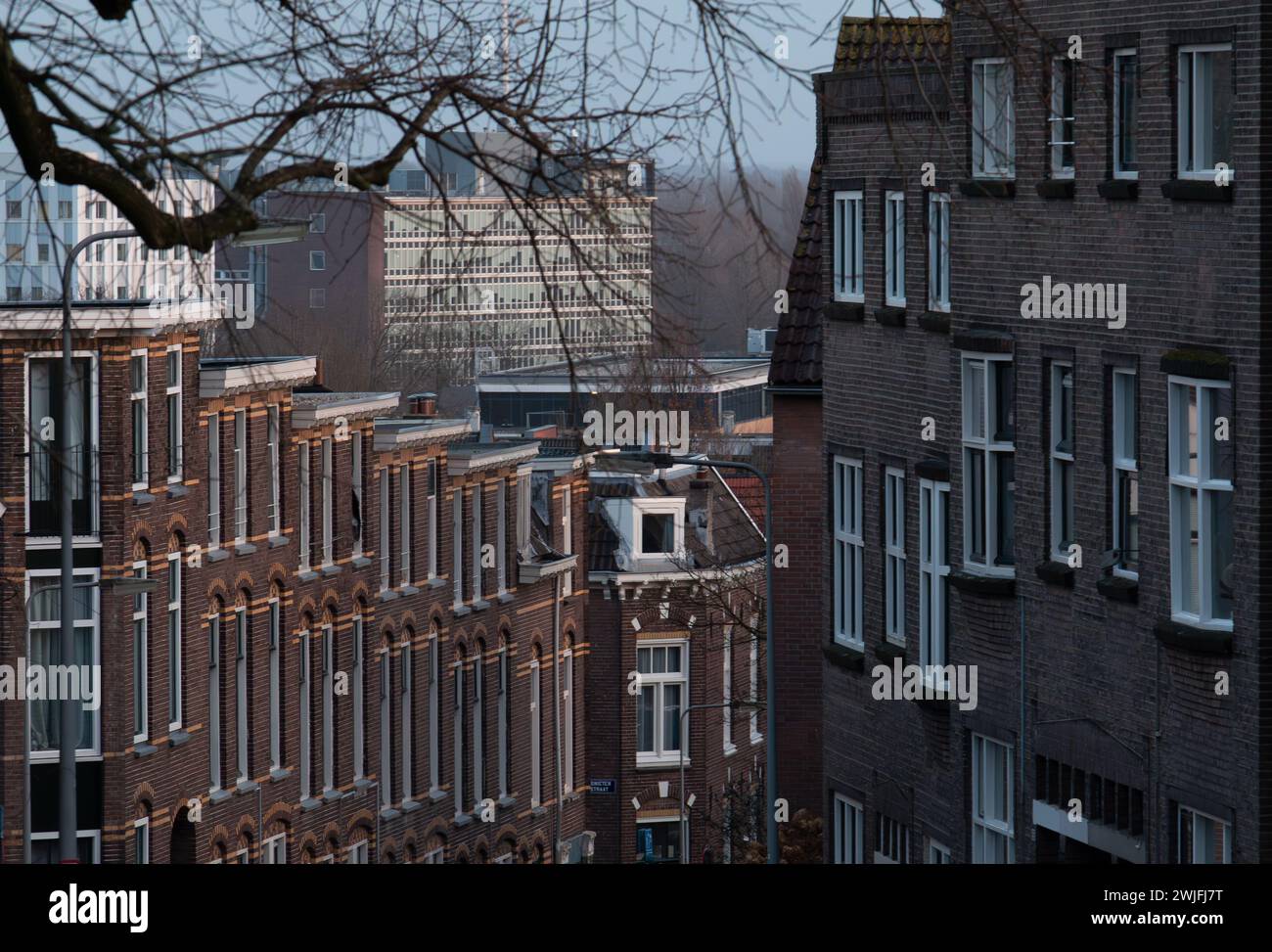 The Noordpad street in Arnhem, Klarendal it shows typical dutch ...
