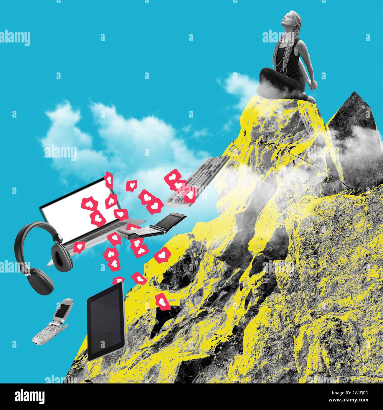 Digital gadgets detox hi-res stock photography and images - Alamy