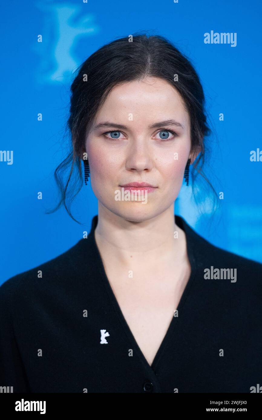Berlin, Germany. 15th Feb, 2024. Zara Devlin attending the Small Things Like These Photocall ...