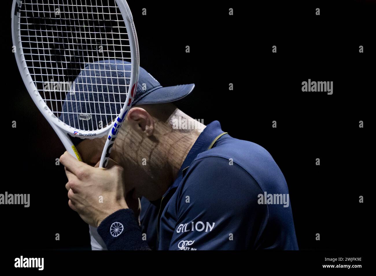 ROTTERDAM - Tallon Greekpoor in action against Hubert Hurkacz (POL) on ...