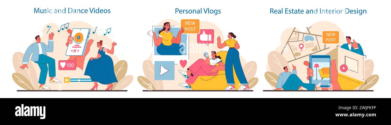 Engagement in social media through music, personal vlogging, and ...