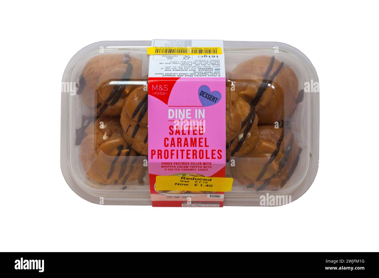 Pack of Salted Caramel Profiteroles from M&S, part of their Dine In ...