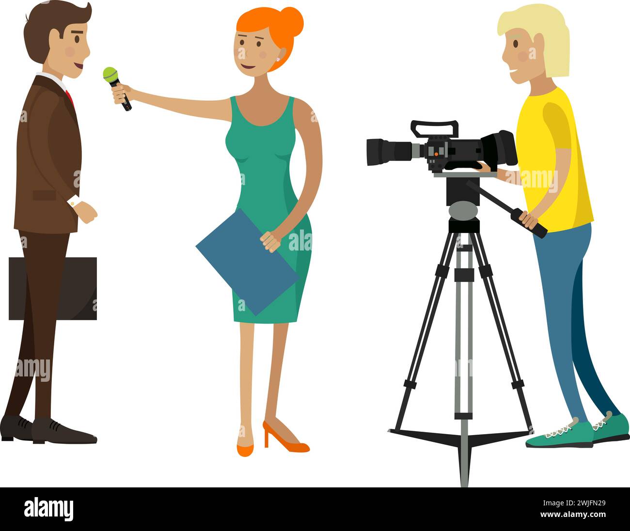 Female host Stock Vector Images - Alamy