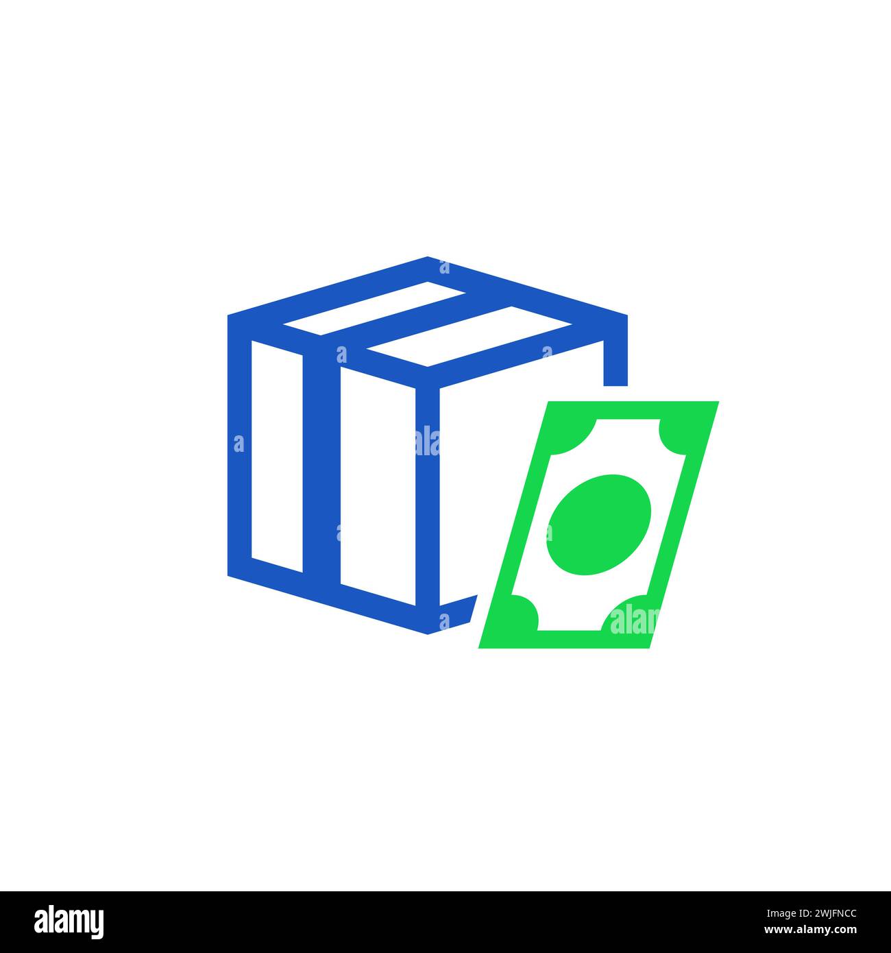 Cash on delivery vector Stock Vector Images - Alamy