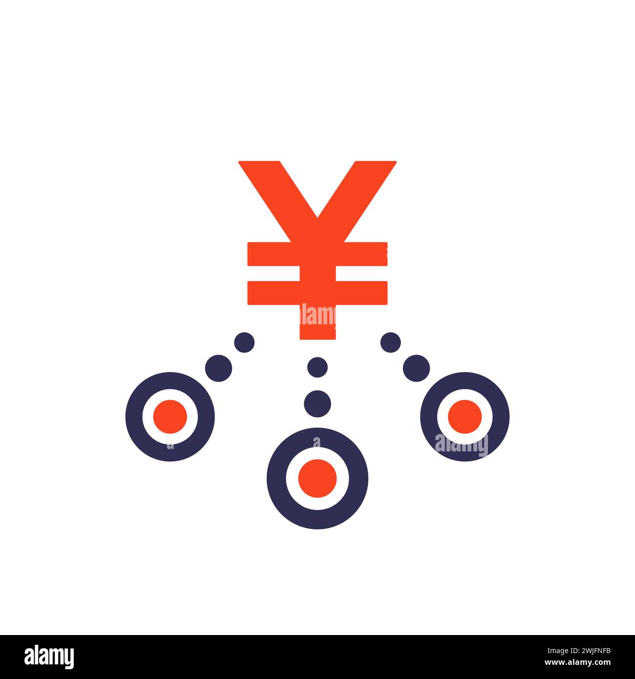 income streams icon with a yuan Stock Vector Image & Art - Alamy