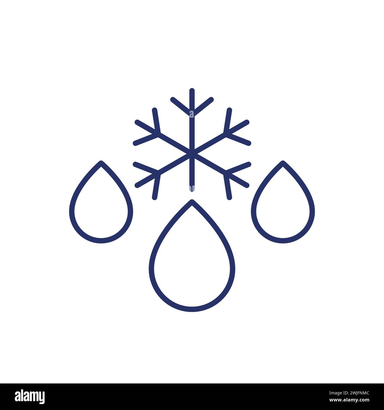 Antifreeze coolant icon line hi-res stock photography and images - Alamy