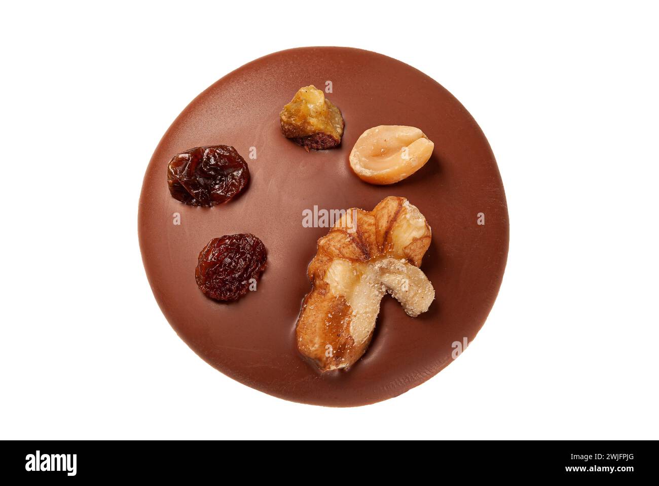 Milk chocolate raisins Cut Out Stock Images & Pictures - Alamy