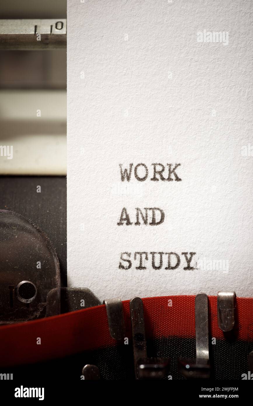 Study work balance hi-res stock photography and images - Alamy