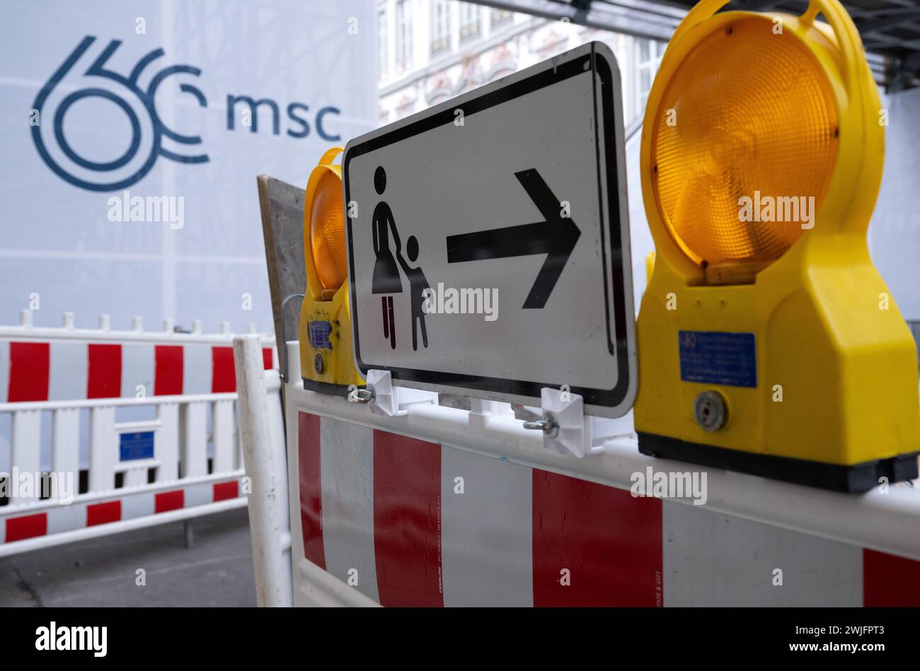 Munich, Germany. 15th Feb, 2024. The Security Conference logo can be ...