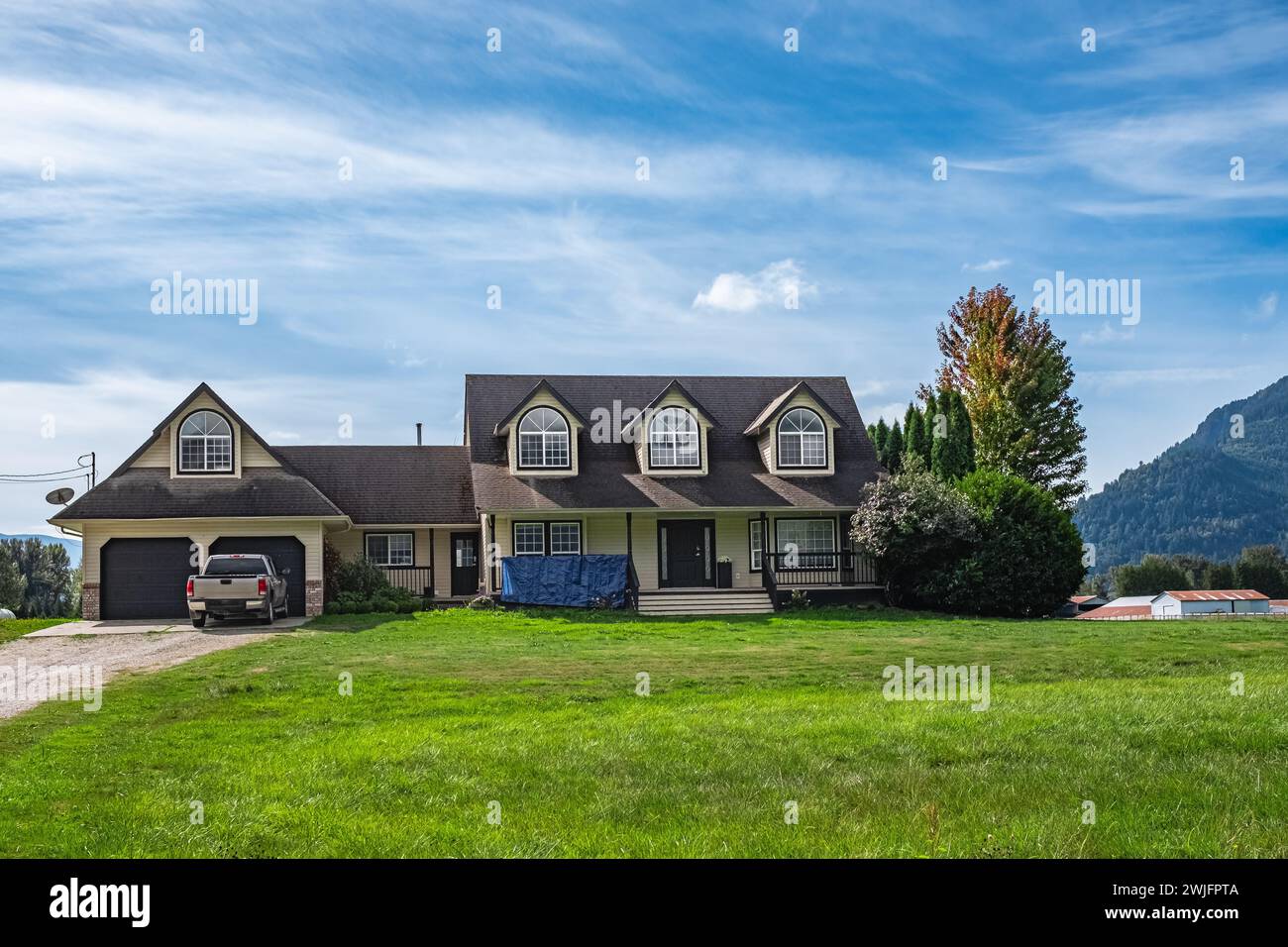Typical rural house family in hi-res stock photography and images - Alamy