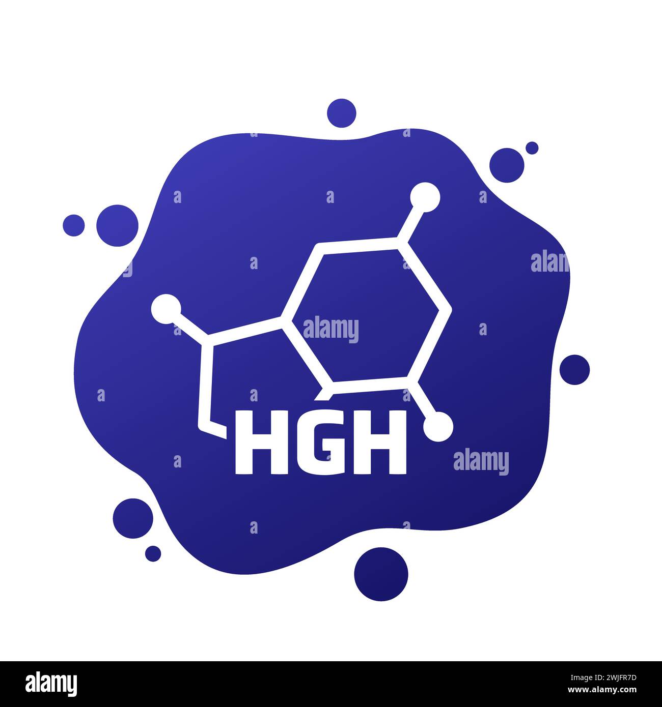 HGH vector icon, human growth hormone Stock Vector Image & Art - Alamy