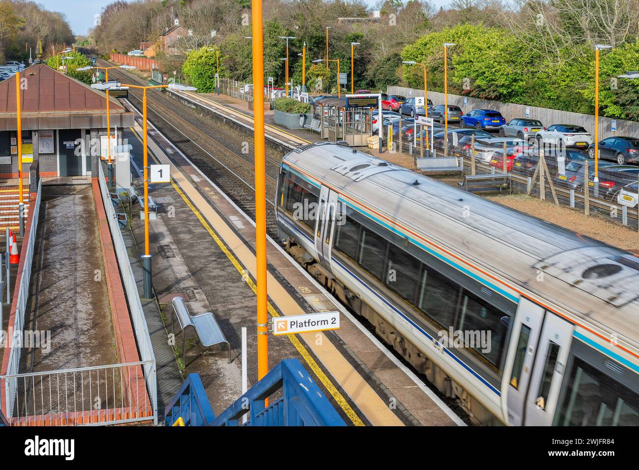 widney manor solihull west midlands england uk railway station ...