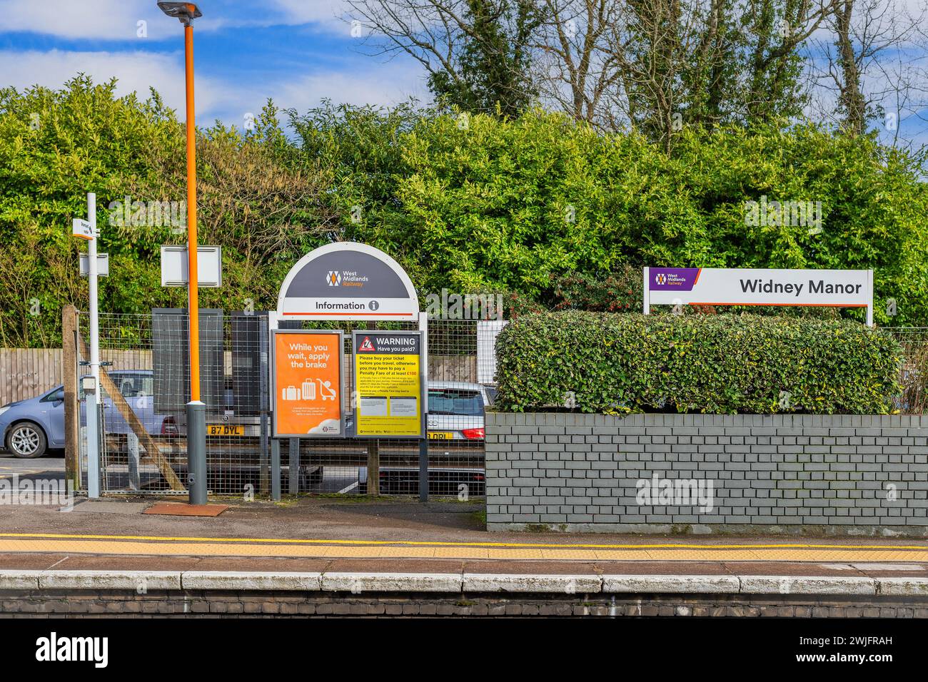 widney manor solihull west midlands england uk railway station ...