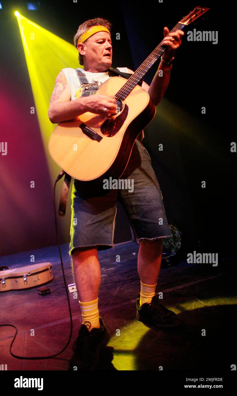 Dale Reno performs with American country band Hayseed Dixie at the Muni ...