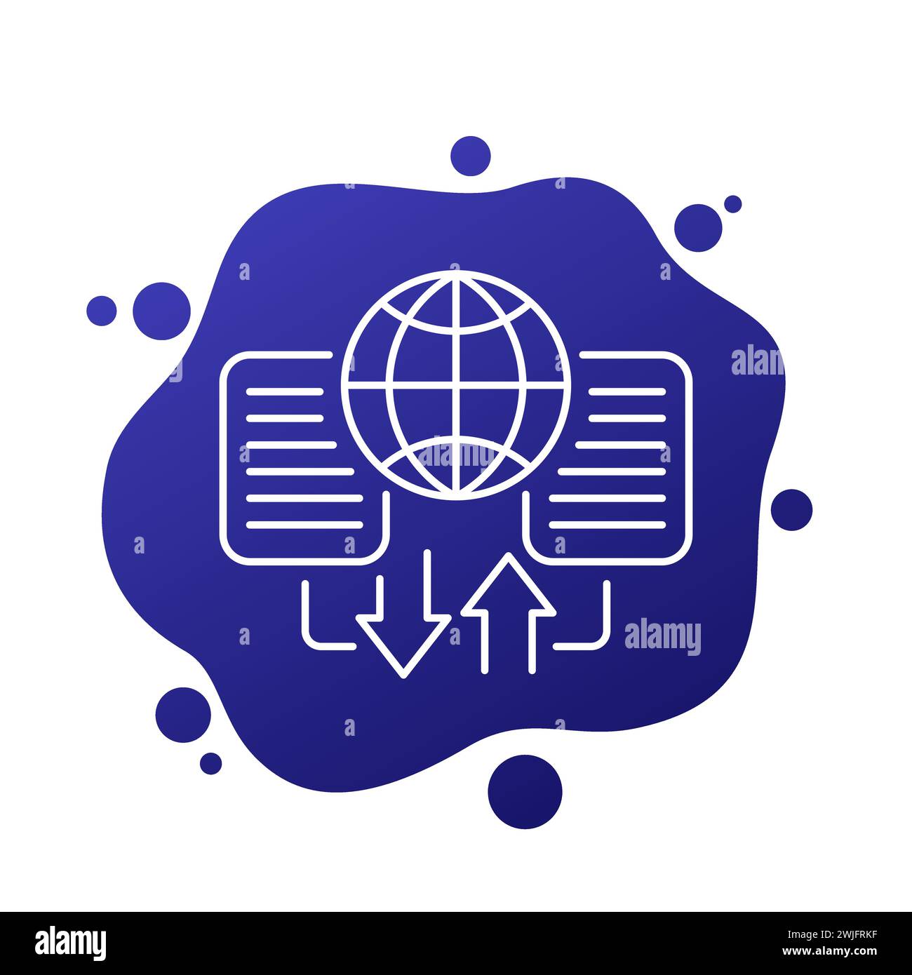 Global icon hi-res stock photography and images - Alamy