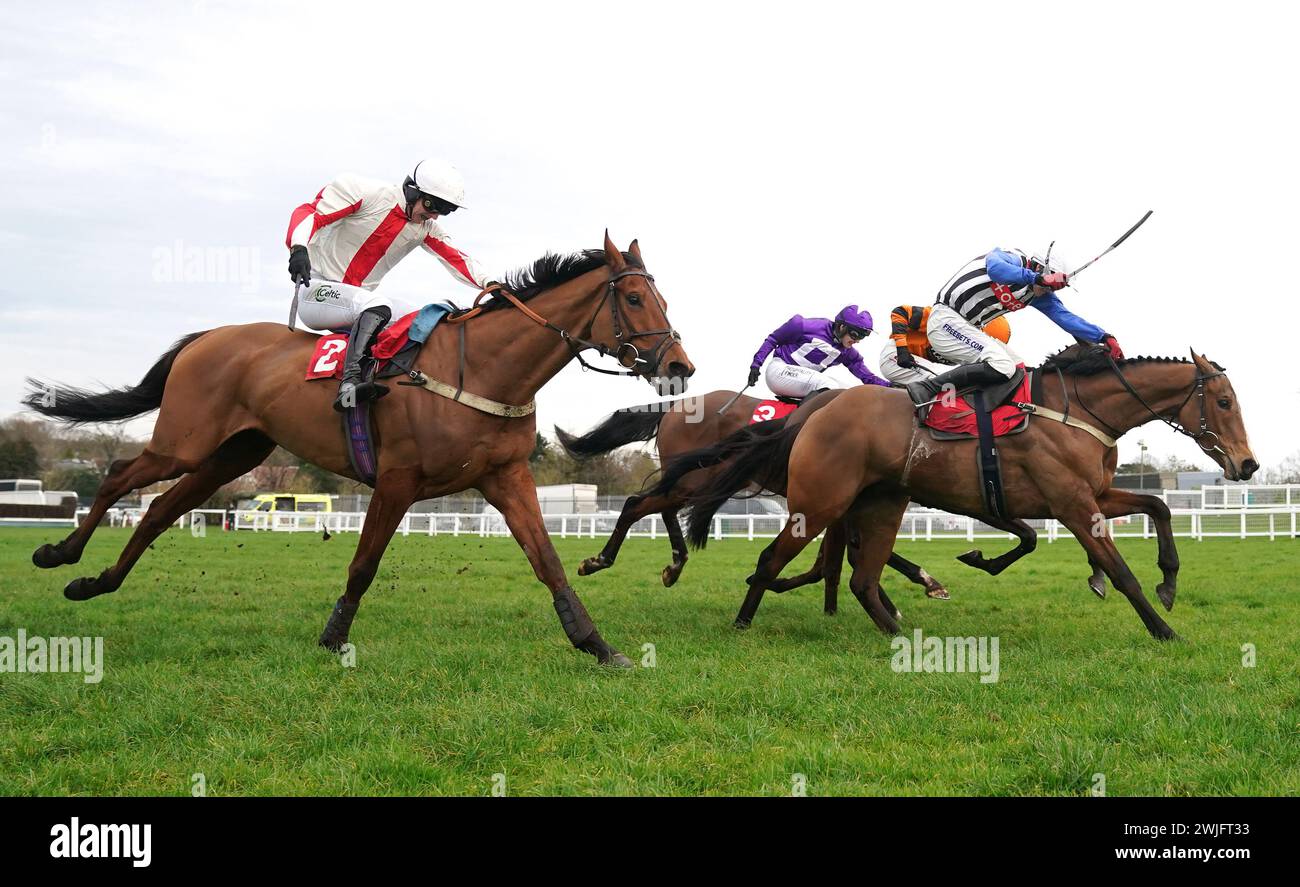 Victoria Milano ridden by jockey Jack Tudor (hidden, in orange) on ...