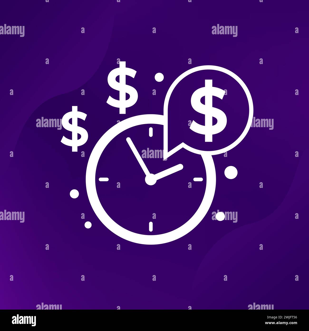 time is money vector icon Stock Vector Image & Art - Alamy