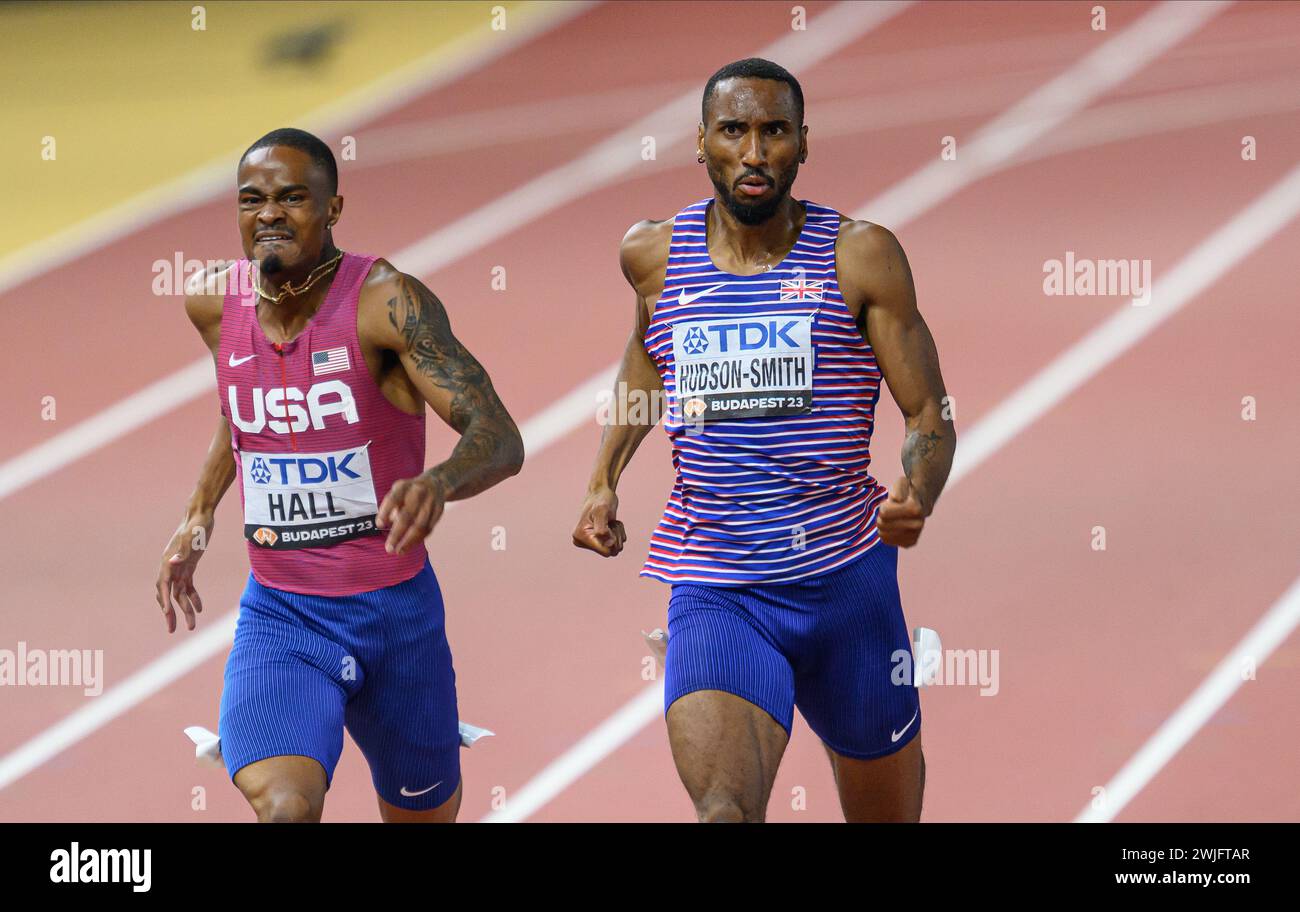 Matthew HUDSON-SMITH participating in the 400 meters at the World ...