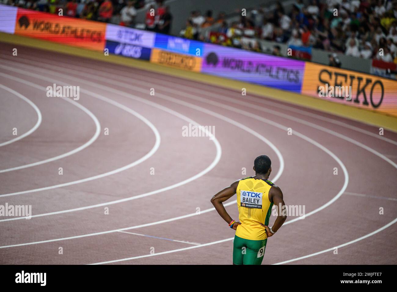 Sean BAILEY participating in the 400 meters at the World Athletics ...