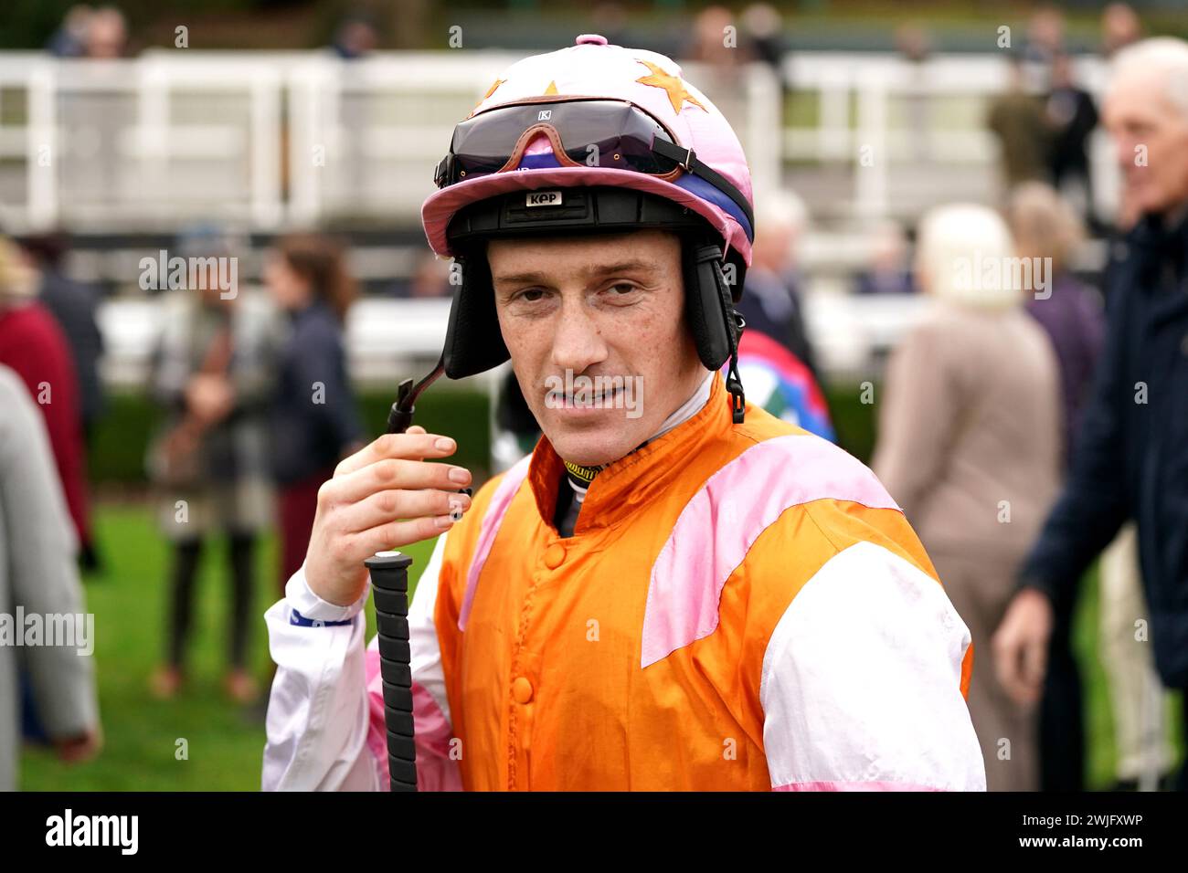 Jockey Sam Twiston-Davies ahead of the Spectra Group Alanbrooke ...