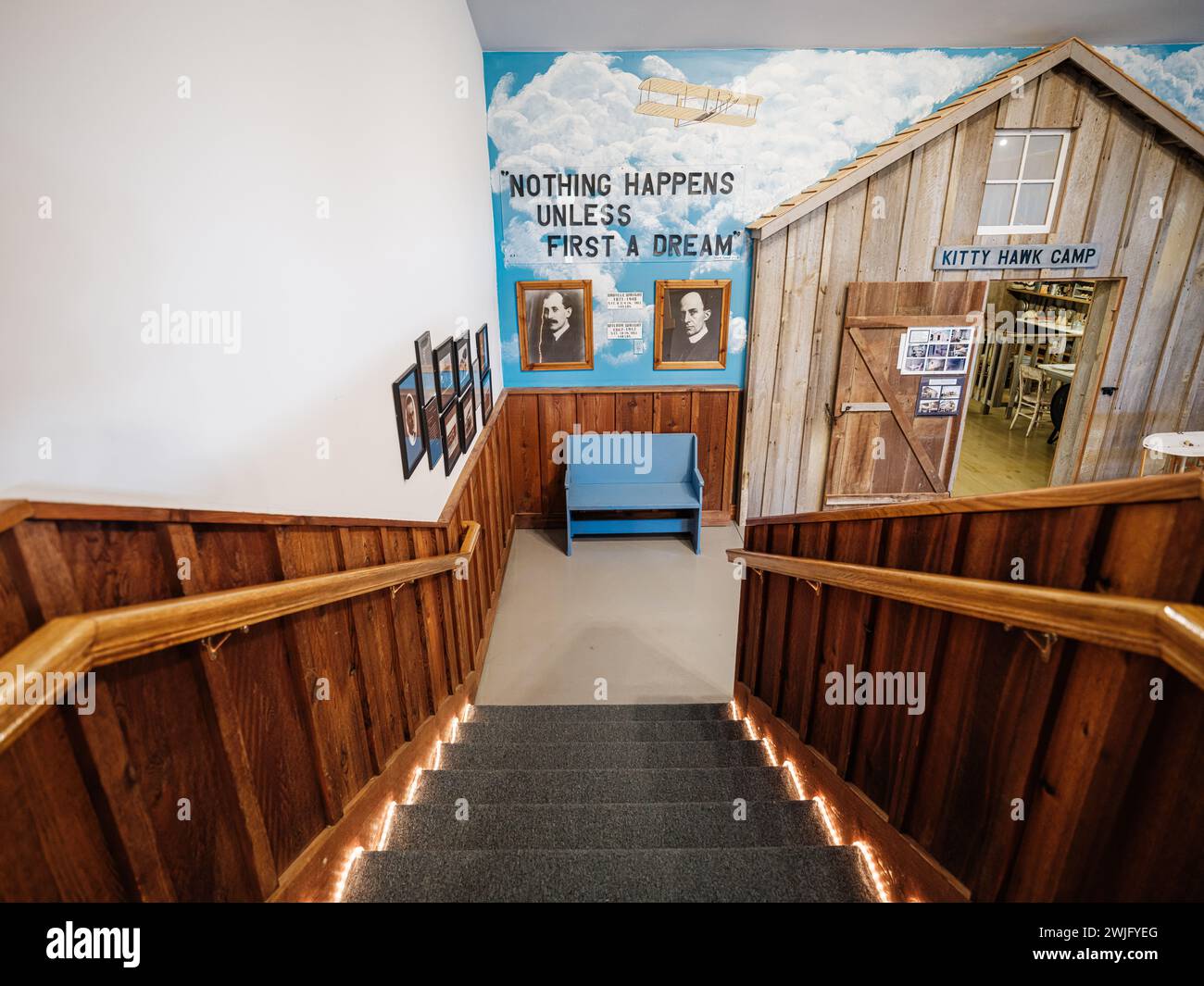 Wilbur Wrights's Birthplace, Millville, Indiana, is the house where the ...