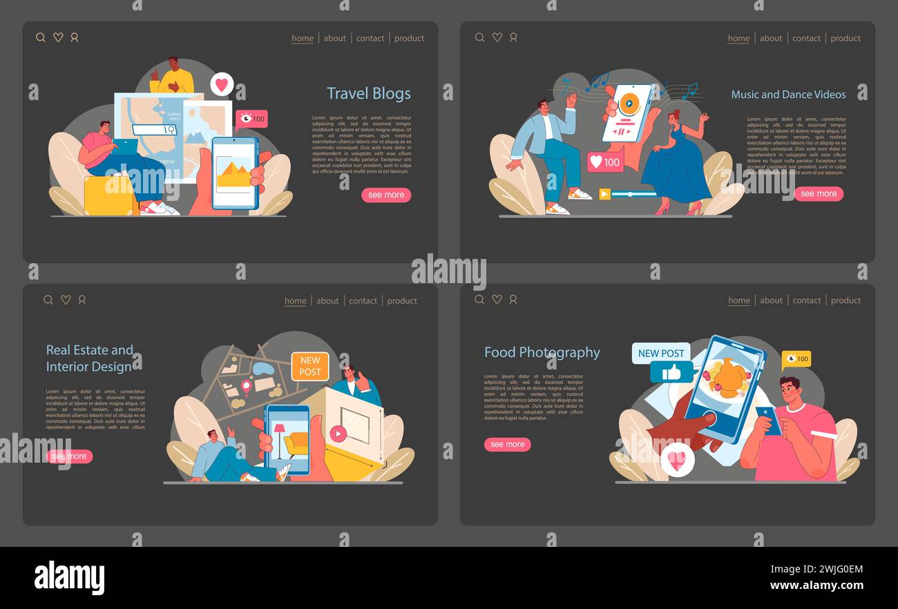 Stories set to music Stock Vector Images - Alamy