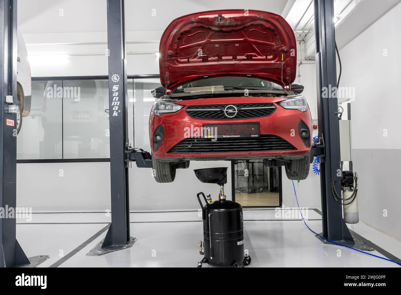 Small service station hi-res stock photography and images - Alamy