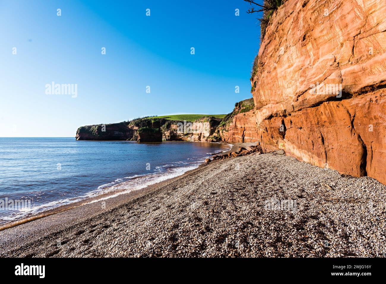 Ladram Bay in Devon Stock Photo - Alamy