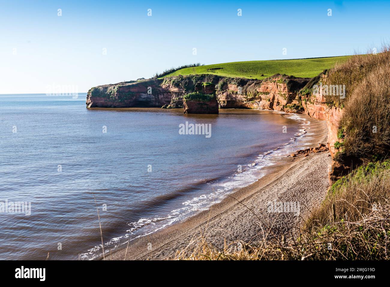 Ladram Bay in Devon Stock Photo - Alamy