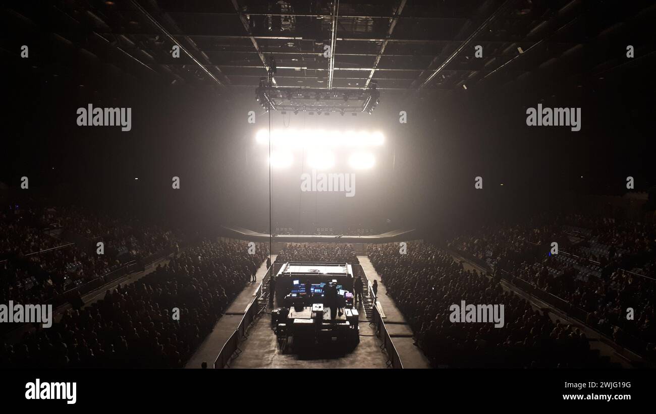 The M&S Bank Arena in Liverpool just before a concert by McFly Stock ...