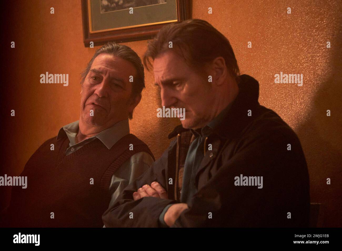 IN THE LAND OF SAINTS AND SINNERS, from left: Ciaran Hinds, Liam Neeson ...